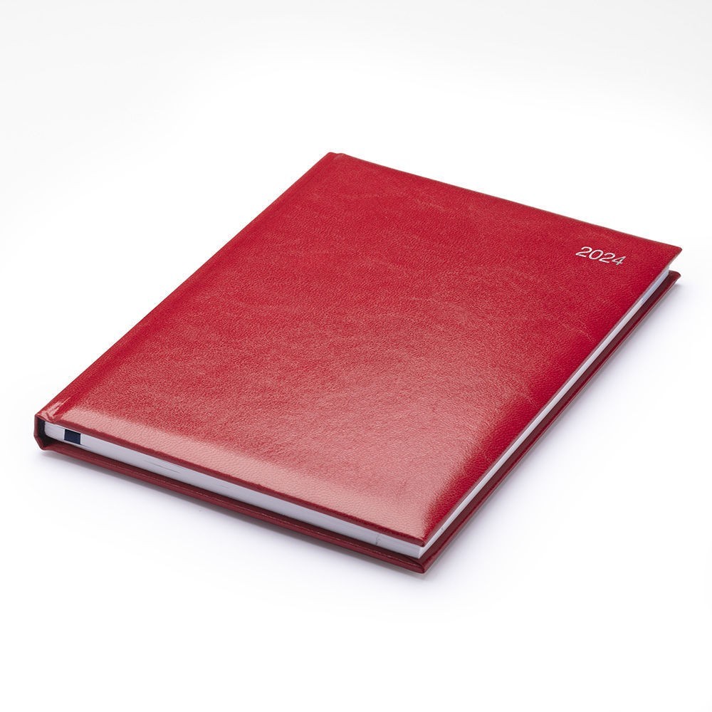 Strata A5 Weekly Diary - White Pages 2024 - Rose Calendars