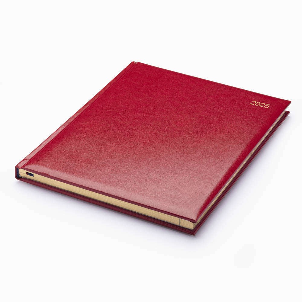 Strata Deluxe Quarto Corporate Diary - Ivory Pages 2026 - Rose Calendars