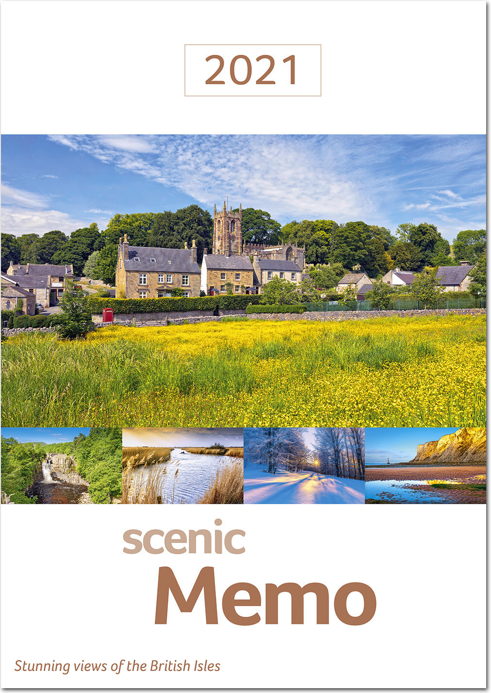 Scenic Memo Calendar 2021 - Rose Calendars